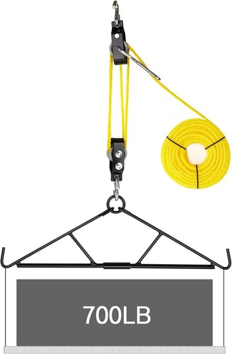 Deer Hanger, Elk Hoist Pulley Lift System with Gambrel, Hunting Game ...
