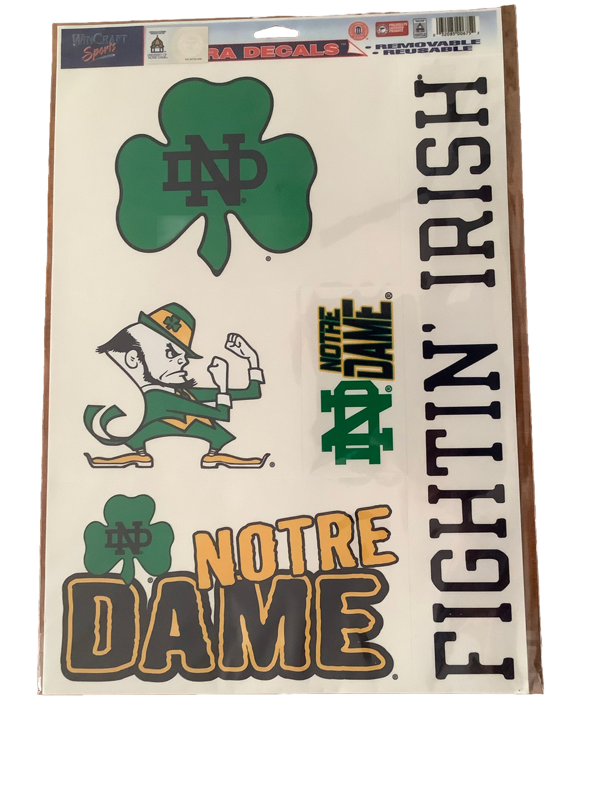WINCRAFT SPORTS NCAA ULTRA DECALS FIGHTING IRISH NOTRE DAME | eBay