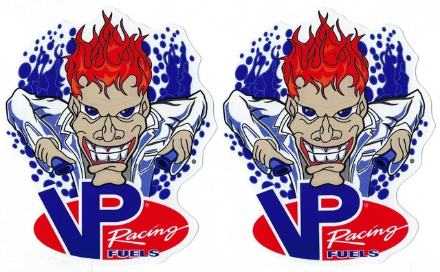 VP Mad Scientist Racing Decals Stickers 5-1/4 Inches Long Size Set of 2 ...