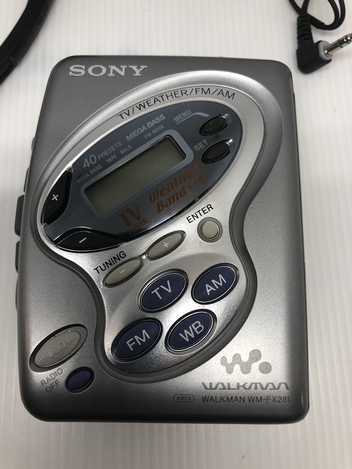 Sony WM-FX281 Portable Cassette Radio Player Walkman - Turns On - AS IS ...