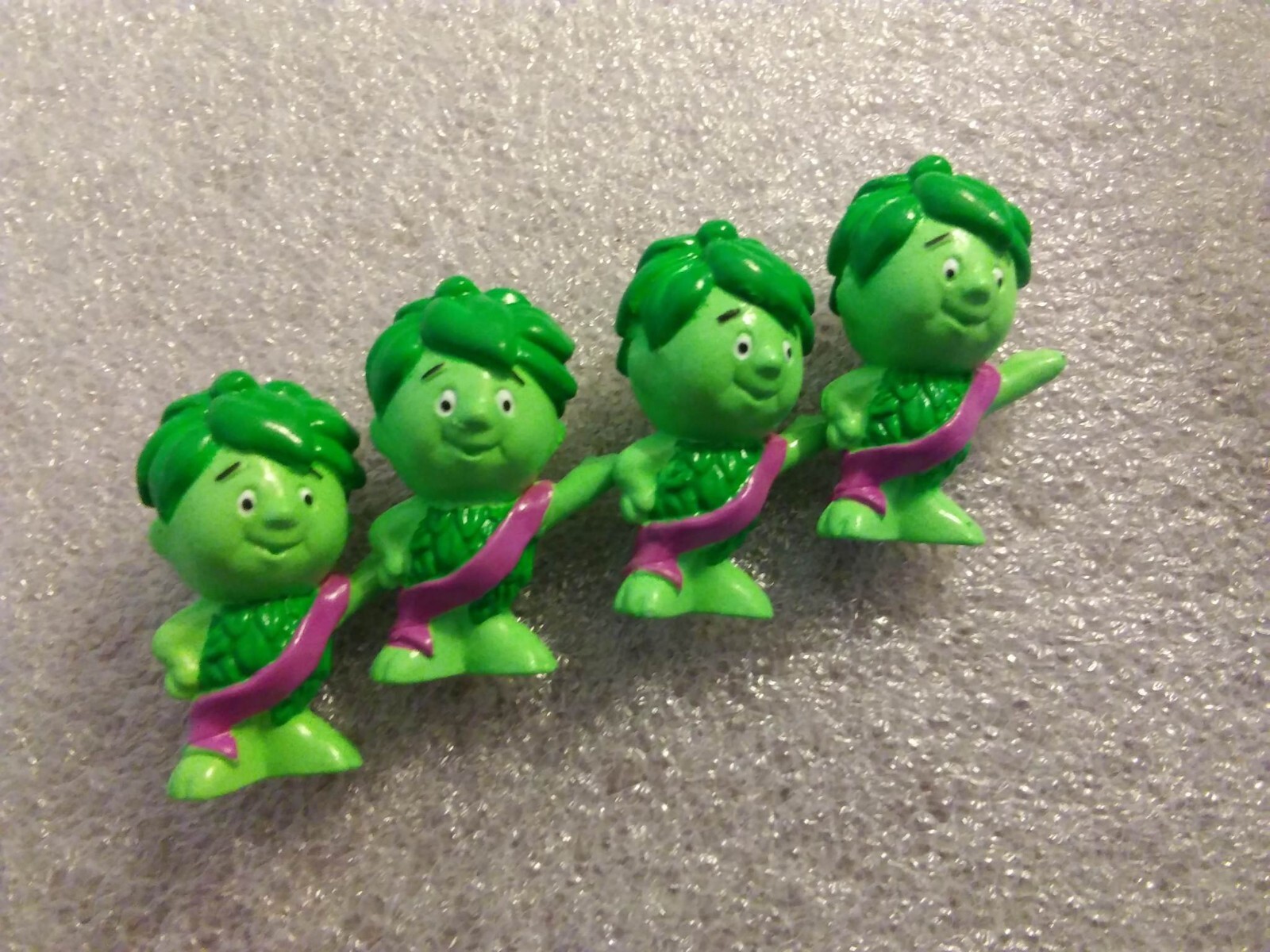 LITTLE SPROUT - JOLLY GRN GIANT Toy Fig's - Set Of 4 - 1" - Stands On ...
