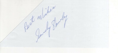 Sandy Hawley Famous Canadian Jockey Signed Autographed Cut Signature ...