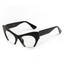 Eyeglasses Cat Eye Demi "Rasoir" Glasses razor cut off lens Shadz GAFAS ...