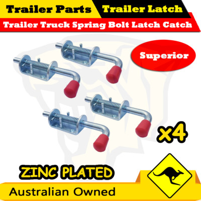 TRAILER TRUCK SPRING BOLT LATCH CATCH 12X160MM UTE FLOAT RAILING TAIL ...