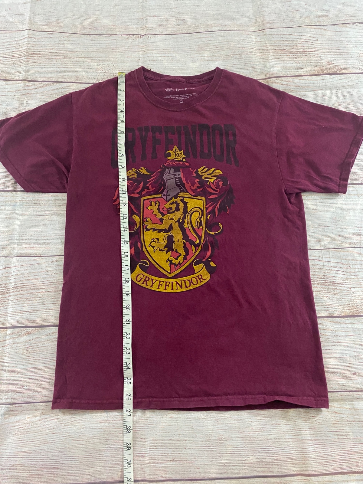 Harry Potter House Of Gryffindor Maroon T Shirt - Med… - Gem
