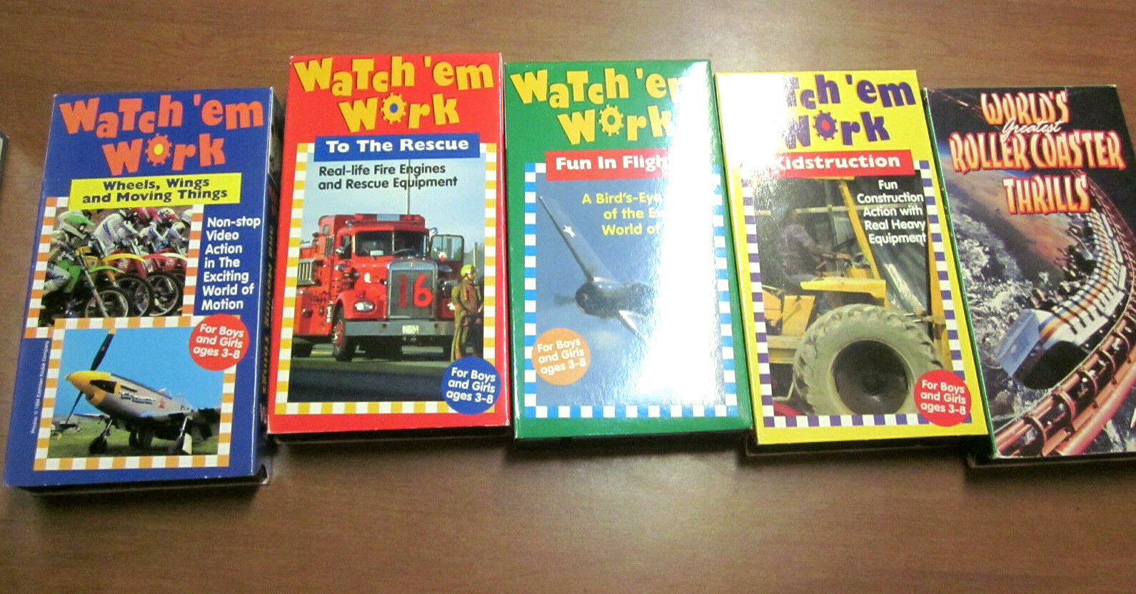 VHS Children's Tapes Lot of 15 WATCH 'EM WORK STUART LITTLE GORDY PERCY ...