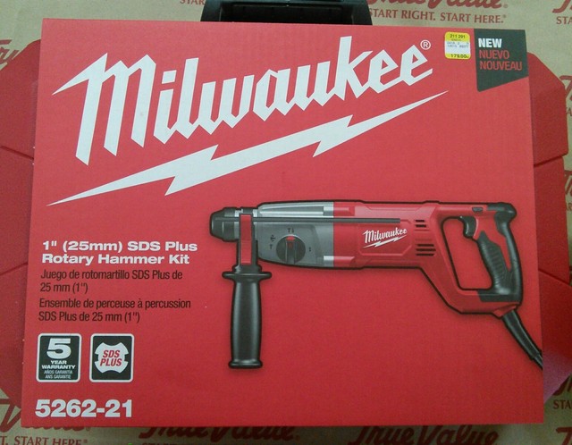 Milwaukee 5262-21 1 inch SDS Plus Rotary Hammer Kit for sale online | eBay