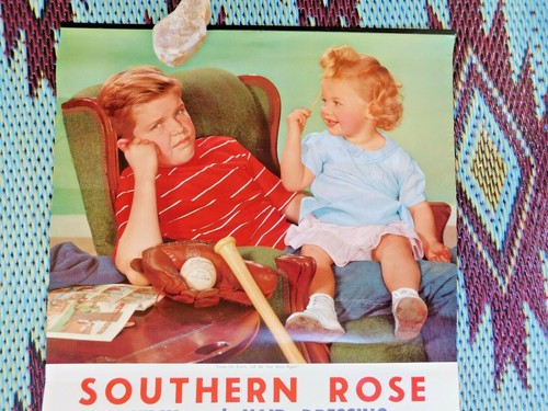 LARGE VINTAGE SOUTHERN ROSE BUTCH AND HAIR DRESSING 1965 CALENDAR ...