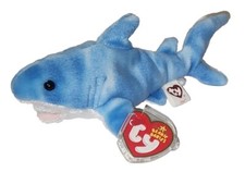 Finn the Shark - Retail Version - Beanie Babies - Beaniepedia