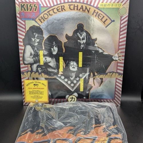 KISS Hotter Than Hell 50th Anniversary Deluxe Picture Disc LARGE T ...