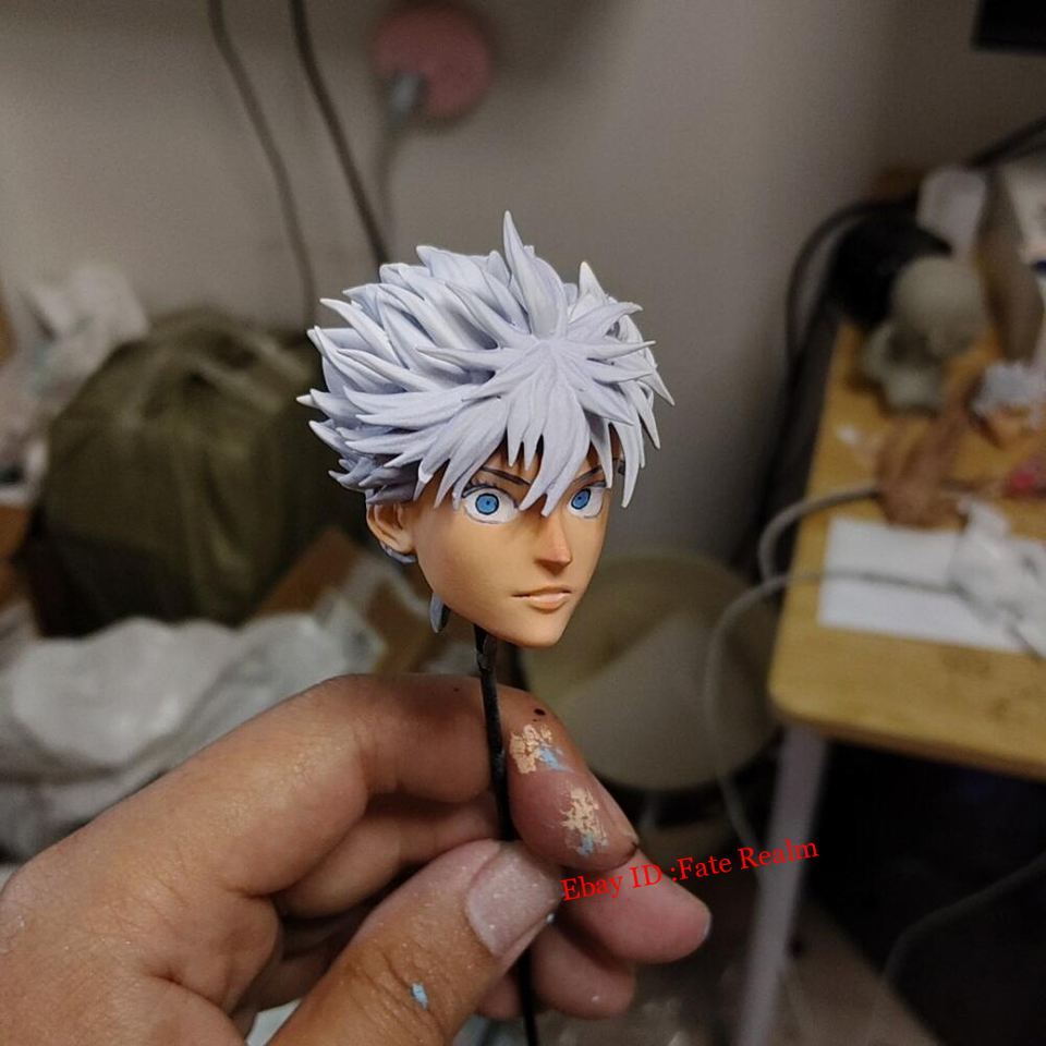1/12 Jujutsu Kaisen Gojo Satoru Head Carving For 6" Romankey VTOYS ...