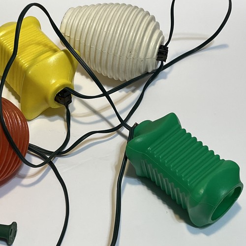 Vtg Blow Mold Plastic Lantern Lights BEE HIVE Patio Camper String ...