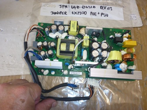 AU SELLER JUNIPER EX2300 POE+ JPN: 640-06310 WORKING PSU ONLY. IN EX ...