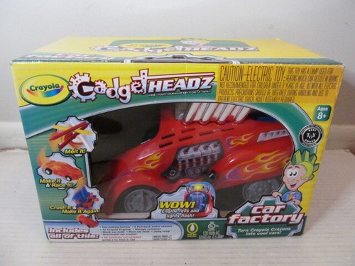 Crayola GadgetHeadz Car Factory, Turn Crayons into Cool Cars, Ages 8 ...