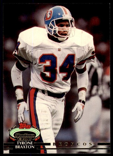 1992 Stadium Club Tyrone Braxton Football Cards #597 | eBay