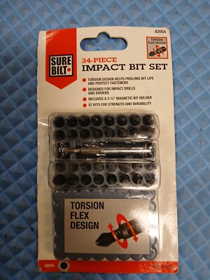 Sure Bilt 34 Piece Impact Bit Set | eBay