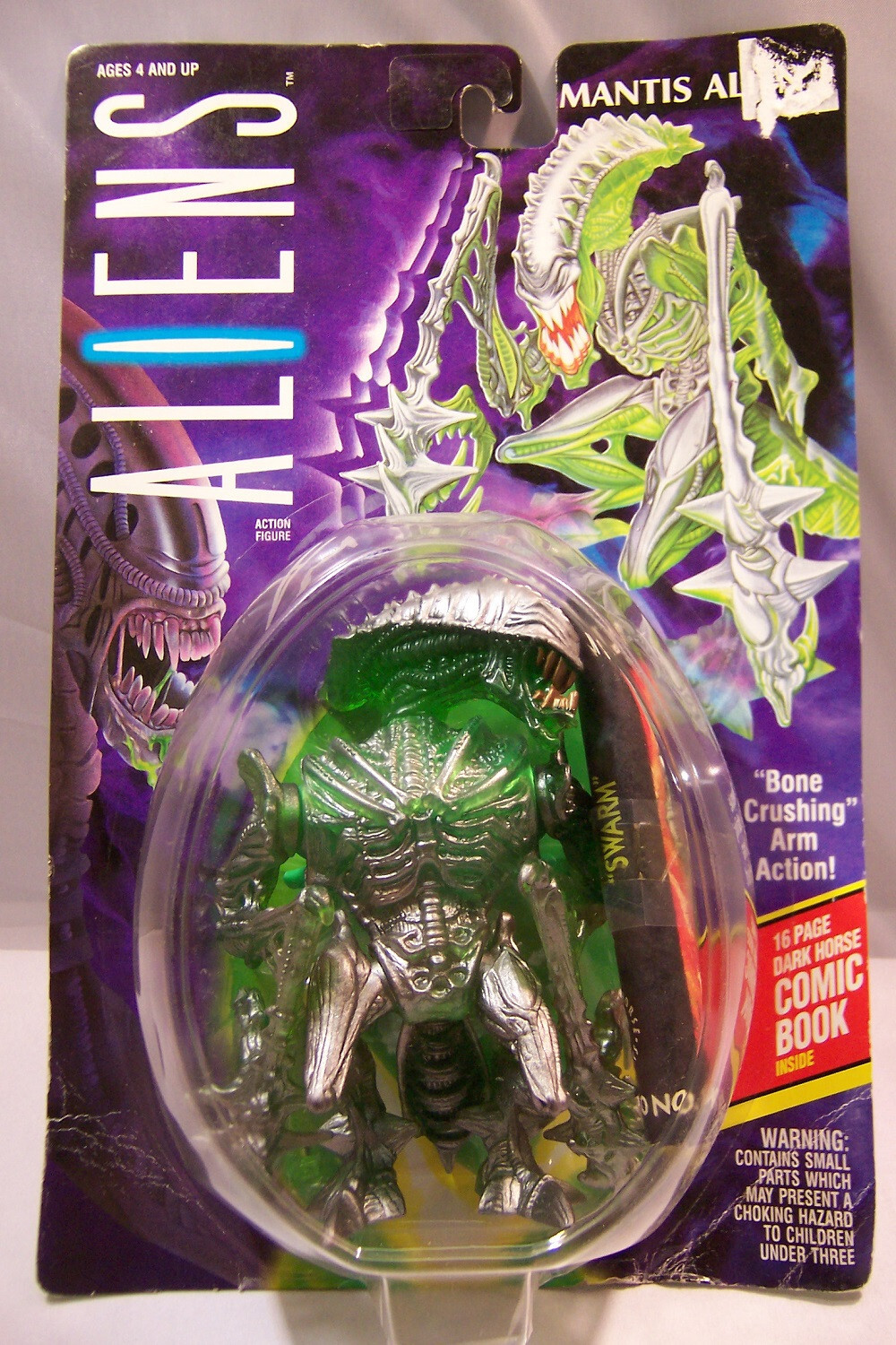 ALIENS: MANTIS ALIEN 6in ACTION FIGURE WITH BONE CRUSHING ARM ACTION ...