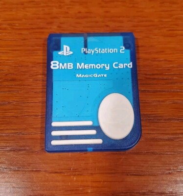 NYKO Playstation 2 Translucent Blue MagicGate 8MB Memory Card TESTED | eBay