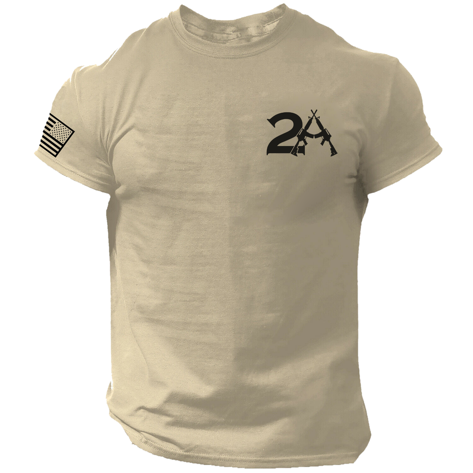 Second Amendment Shirt, 2A Left Chest Design, American Shirt, Patriotic ...