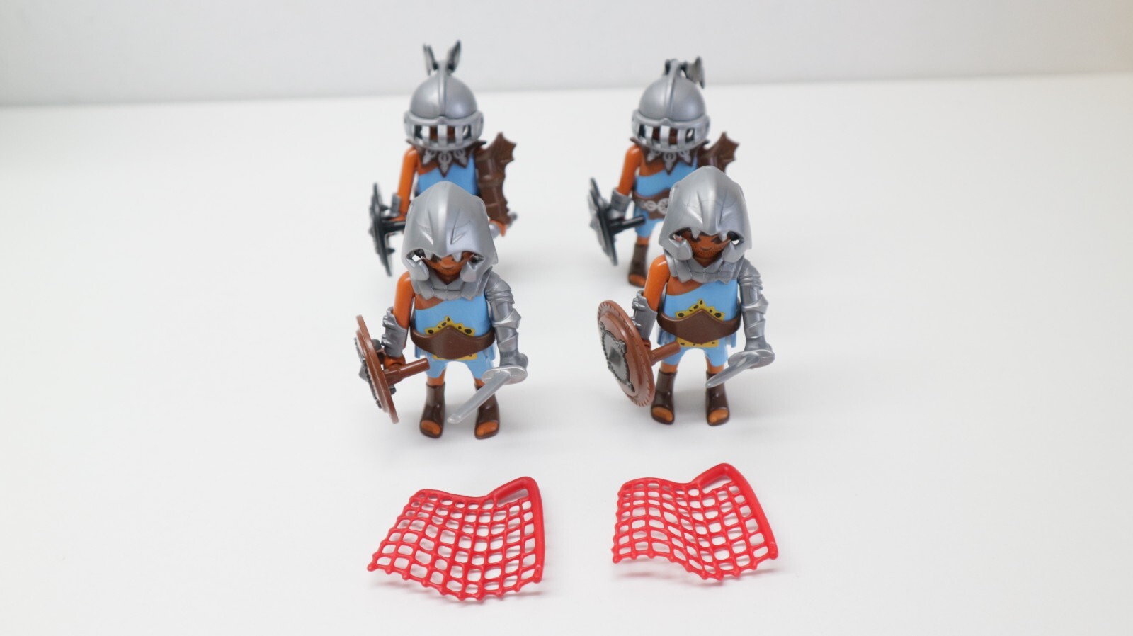 playmobil like 4653 setnr. x4 figure special barbaar romans gladiator ...