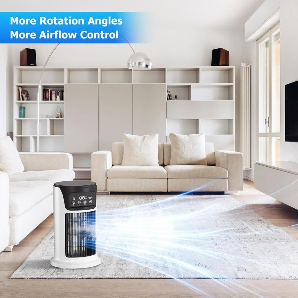 Portable Air Humidifier 3in1 Quiet AC Unit Air Cooler /Humidifier ...