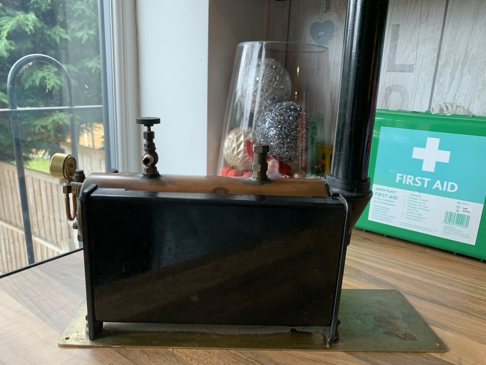 Live Steam Stuart 500 Copper Boiler With Fittings For Stationary Engine ...