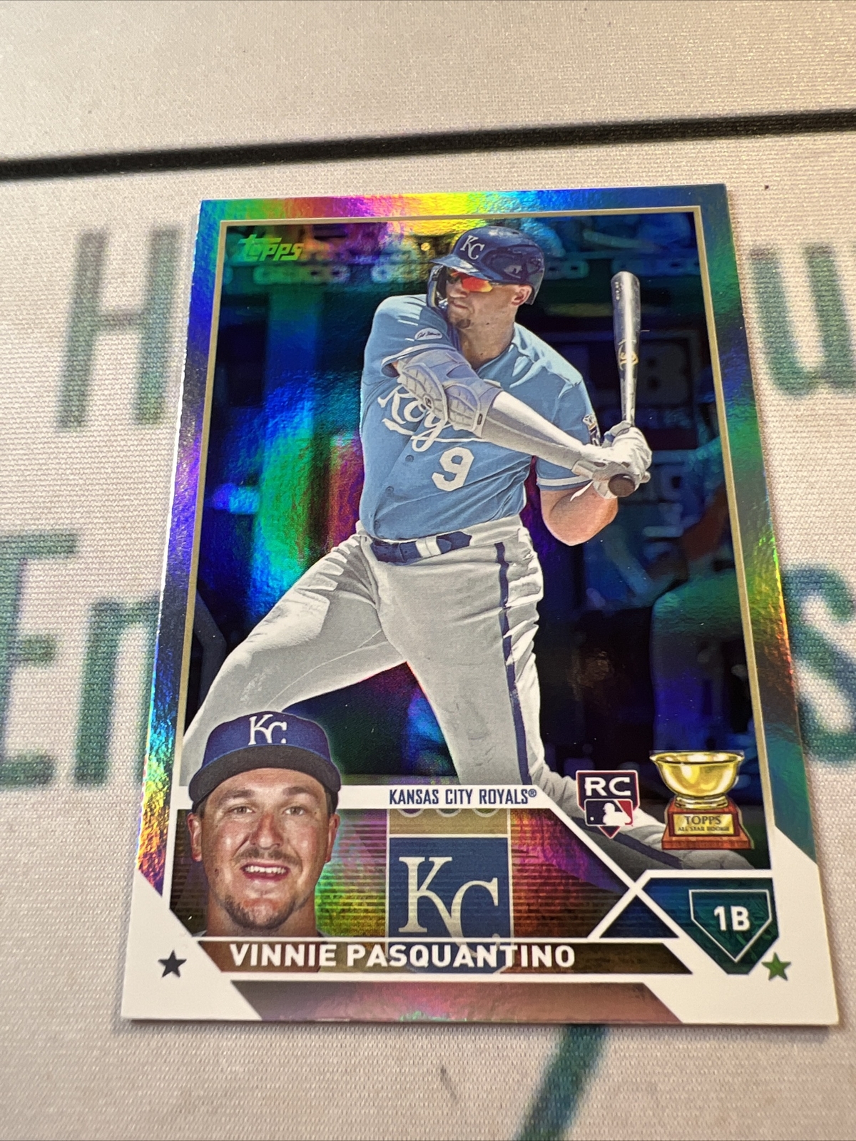 2023 Topps #302 Vinnie Pasquantino, Royals (RC) - Rainbow Foil Parallel ...