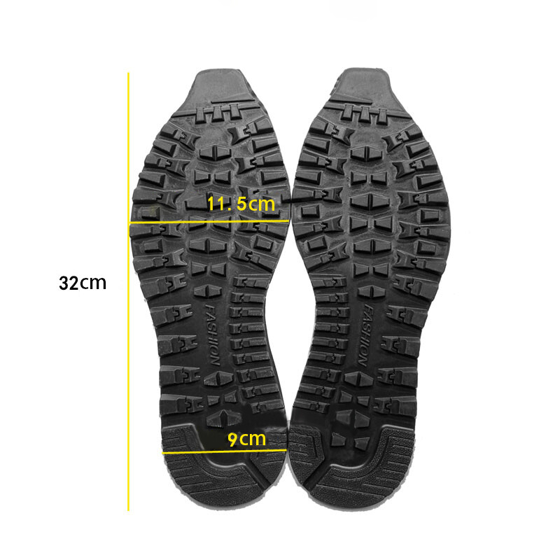 1 Pair Anti-slip Rubber Soles Replacement Shoe Care Patch Repair Boot ...