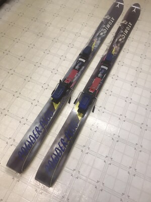 Atomic Powder Plus Fat Boy skis 180cm ES Adjustable Bindings WIDE ...