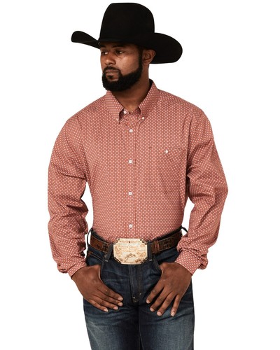 Rank 45 Men's 45& Mash Up Floral Geo Print Long Sleeve Button-Down ...