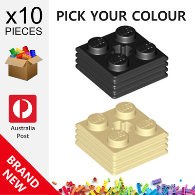 10x Genuine LEGO™ - Modified 2 x 2 x 2/3 Ribbed Bricks - 71752 New ...