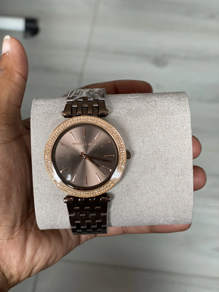 Michael Kors Darci Rose Gold Steel Strap Watch For Women