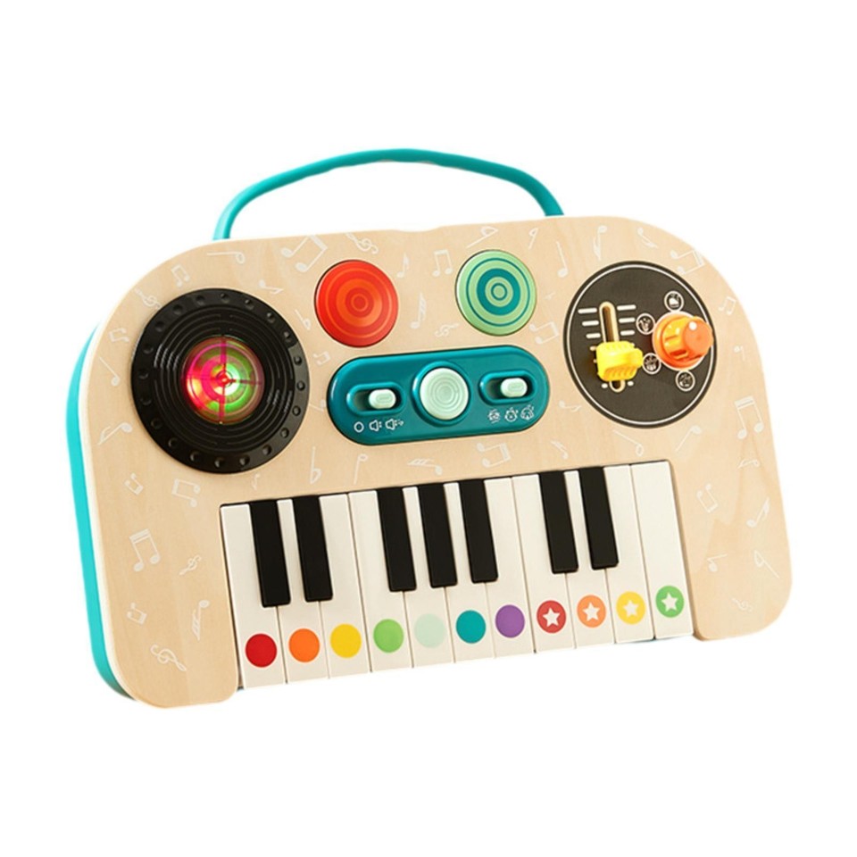 DJ Piano Toy Children Musical Toy Baby Instruments DJ Mixer and Light ...