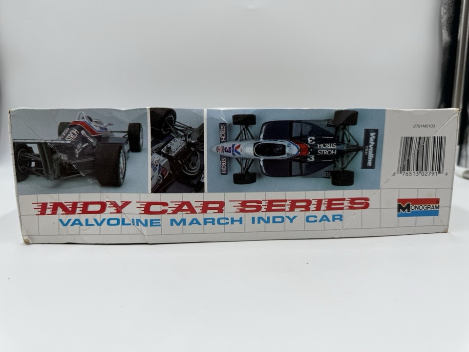 #87 Monogram Indy Car Series Valvoline March #2791 1/24 Scale Model Kit ...