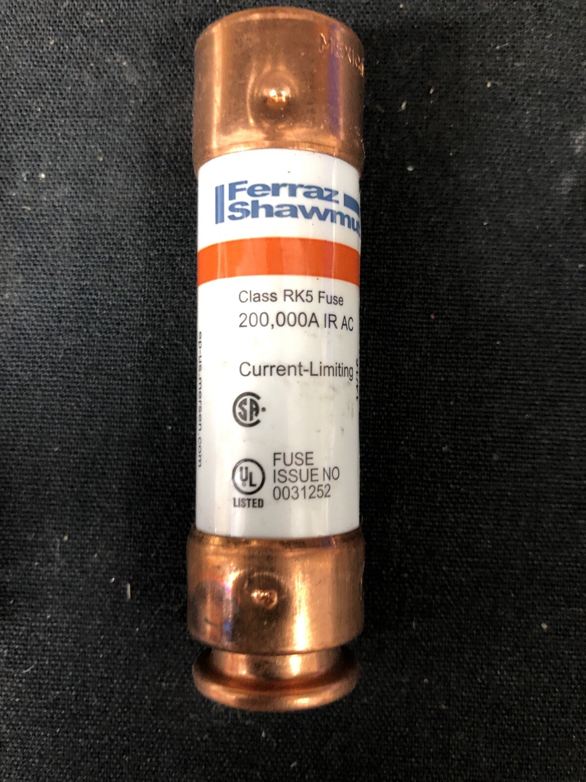 3-40A 250V FerrazShawmut TR40R Tri-Onic RK5 Fuse DualElement Time Delay ...