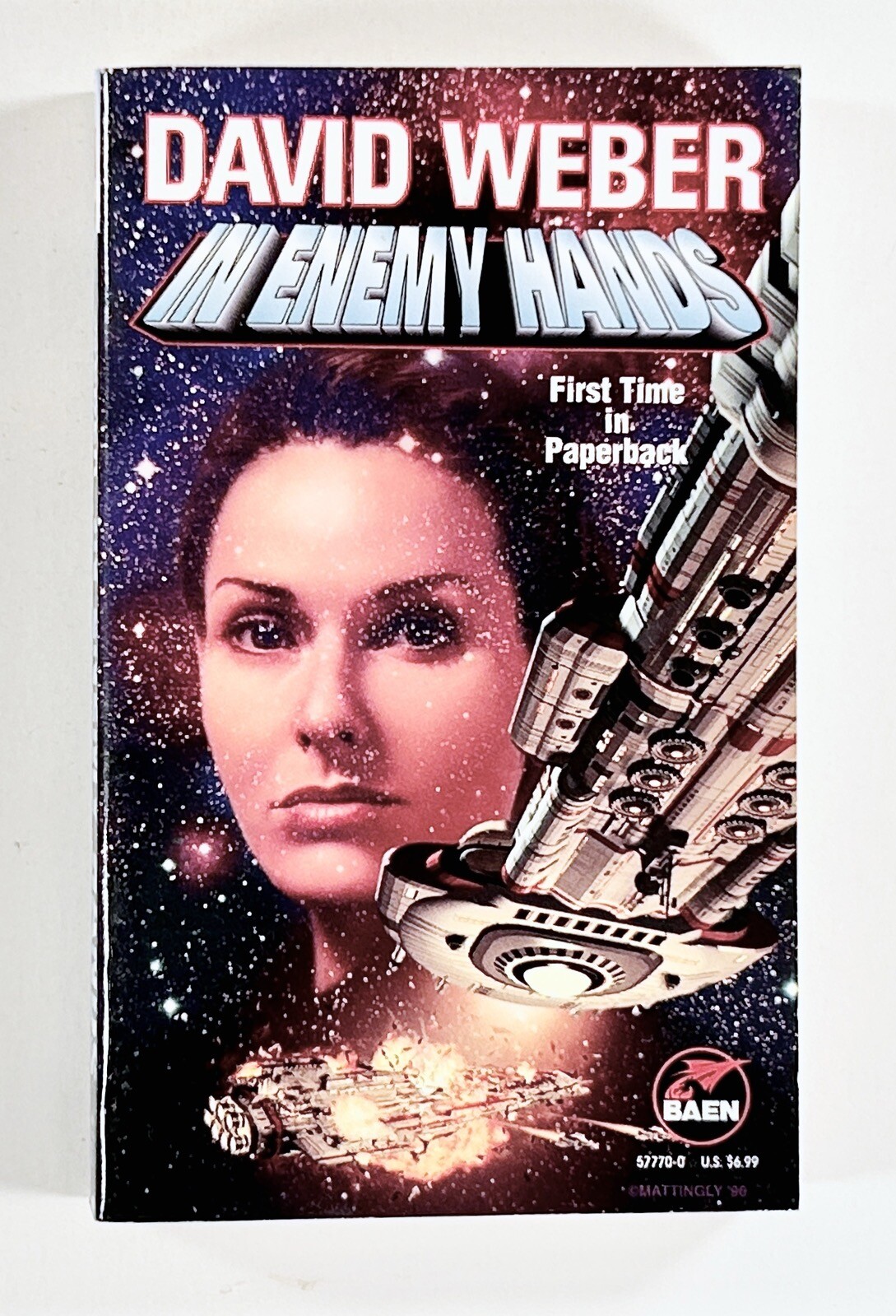 1998 David Weber IN ENEMY HANDS Honor Harrington science fiction novel ...