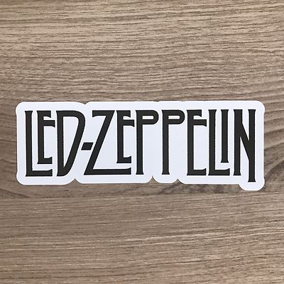 Led Zeppelin Logo 5" Wide Vinyl Sticker - BOGO | eBay