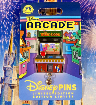 🏹 Disney Robin Hood Arcade Game Pin - Robin Hood Pin LE 4000 Arcade ...