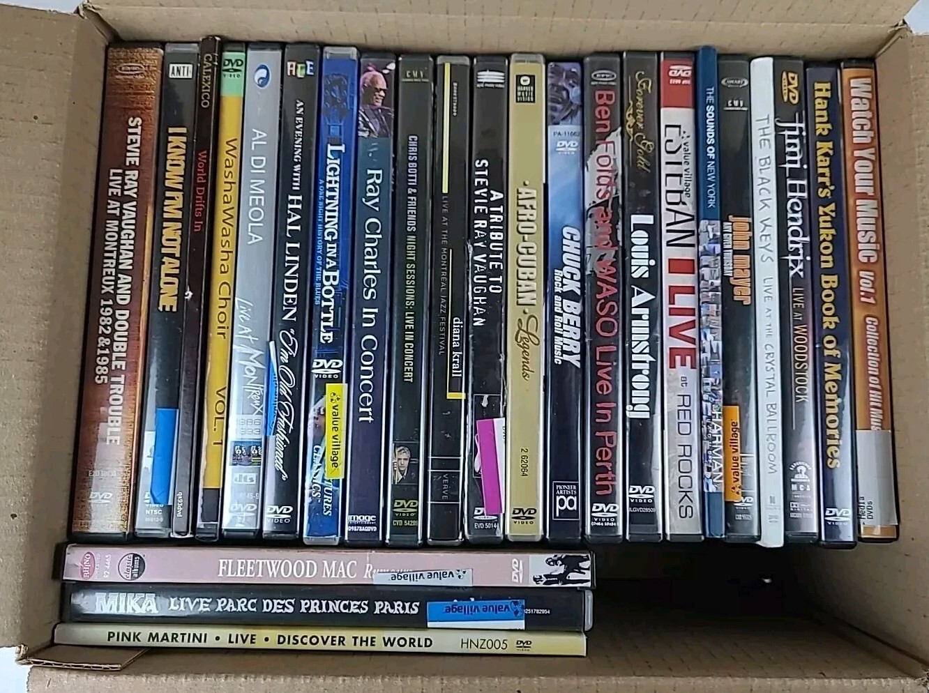 Lot Of 20+ Concert Performance DVDs Live Music Beatles 1D Tupac Beyonce ...