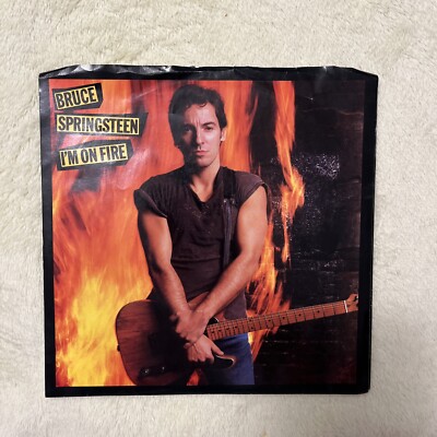 BRUCE SPRINGSTEEN I'm On Fire / Johnny Bye Bye 45 with PicSleeve | eBay