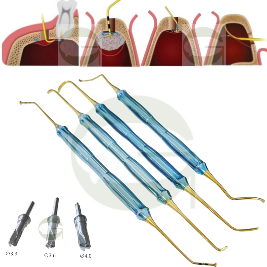 Dental DASK Handle Sinus Lift Membrane Elevator Approach Lifting Tool CAS Drills | eBay