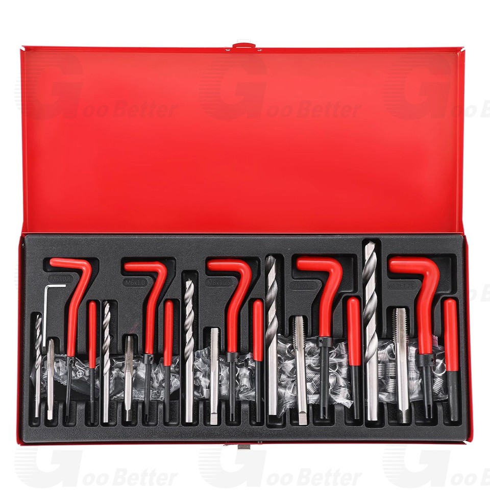 Helicoil Type Thread Repair Kit rethread Stripped Metric M5 M6 M8 M10 ...