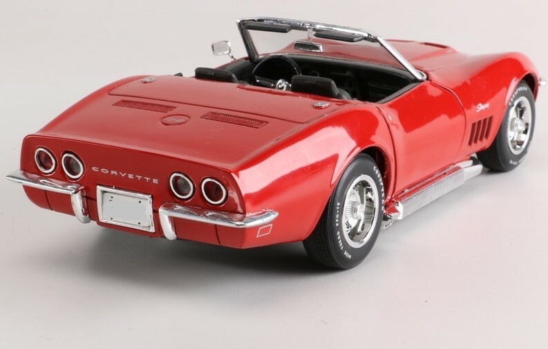 Corvette Chevrolet StingRay Race Car Chevy Classic Hot Rod Metal Promo ...