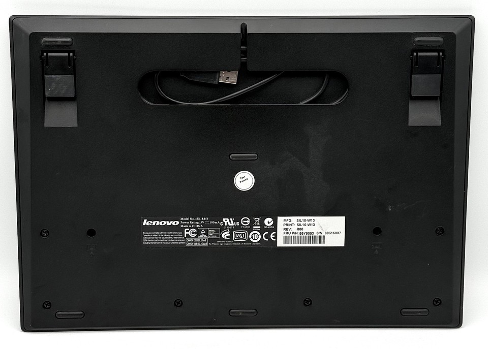 Genuine Lenovo Thinkpad SK-8855 USB Wired Keyboard With TrackPoint - US ...