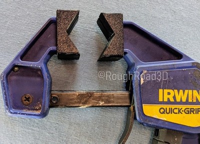 Irwin Quick-Grip Pipe Clamp Jaw Pads Light-Duty Mini 140lb Trigger/Bar ...