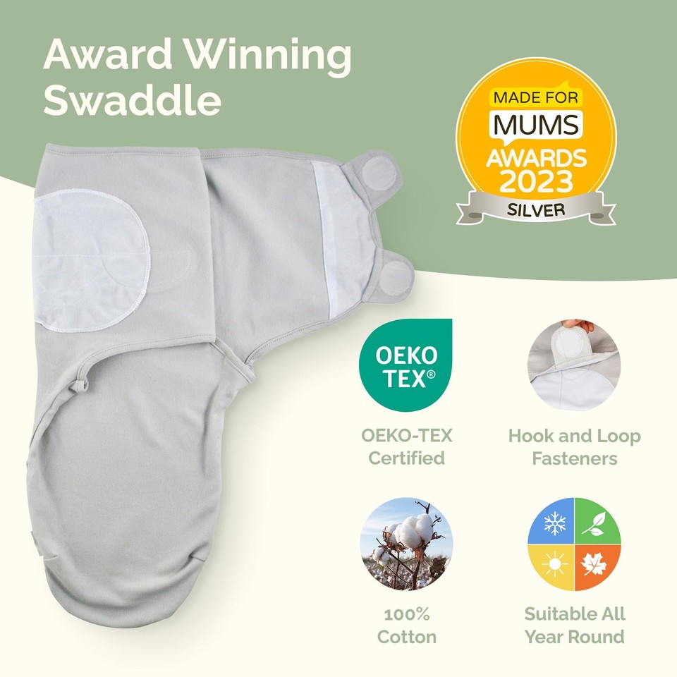 JUICY BUMBLES Baby Swaddles 0-3 Months Newborn Swaddle Sack Sleep ...