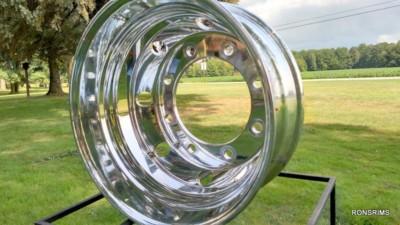 1)ALCOA TRAILER 17.5 x 6.75 HD FORGED WHEEL TRAILER LVL1 POLISH 663487 ...