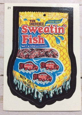 2005 Topps Wacky Packages Sweatin Fish Sticker Card 21 Series 2 | eBay