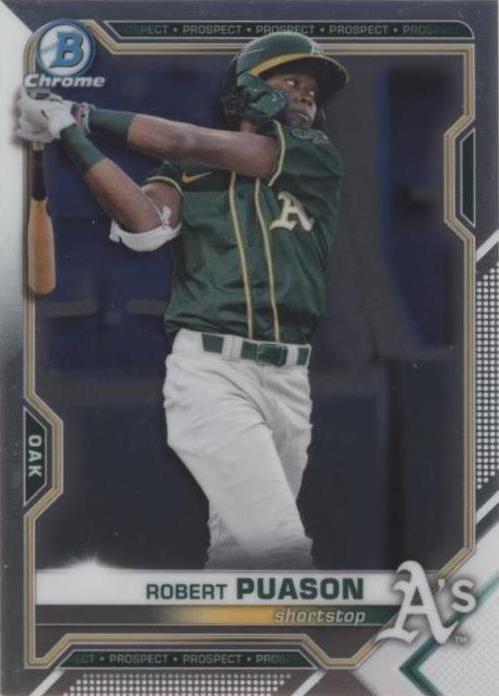 2021 Bowman Draft - Chrome Robert Puason #BDC-153 (RC) for sale online ...