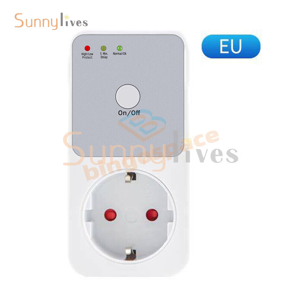 Automatic Voltage Protector AC 220V Power Surge Safe Protector Socket ...